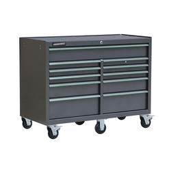 Masterforce® 56"W x 24"D Gunmetal 11-Drawer Tool Cabinet at Menards®