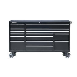 Masterforce® 72"W x 24"D Black 21-Drawer Rolling Tool Chest & Cabinet ...