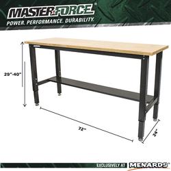 Masterforce® 72" x 24" Workbench at Menards®