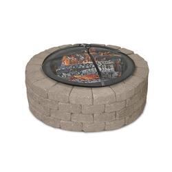 Backyard Creations® 39" Round Steel Fire Pit Spark Screen at Menards®