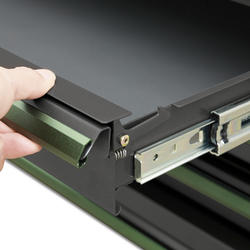 Masterforce® 56"W x 24"D Gunmetal 19-Drawer Rolling Tool Chest ...