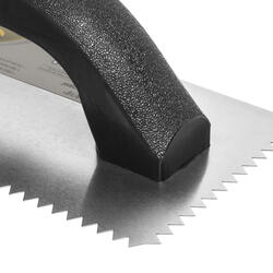 FlorCraft® 1/4" x 3/16" V-Notch Trowel with Plastic Handle at Menards®