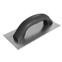 FlorCraft® 1/4" x 3/16" V-Notch Trowel with Plastic Handle at Menards®