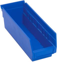Quantum Storage Systems® Blue 4-1/8"W x 4"H x 11-5/8"D Storage Bin at ...
