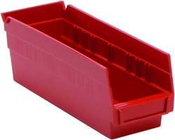 Quantum Storage Systems® Red 4-1/8"W x 4"H x 11-5/8"D Storage Bin at ...