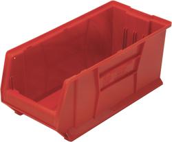 Quantum Storage Systems® Red 11"W x 10"H x 23-7/8"D Stackable Bin at ...