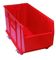 Quantum Storage Systems® Red 16-1/2"W x 11"H x 23-7/8"D Stackable Bin ...