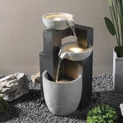 Enchanted Garden® 29-3/4" Tiered Contemporary Fountain at Menards®