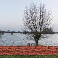 Empty Sand Bag with Tie - Orange at Menards®