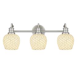 Patriot Lighting® Mannix Brushed Nickel 3-Light Vanity Light at Menards®