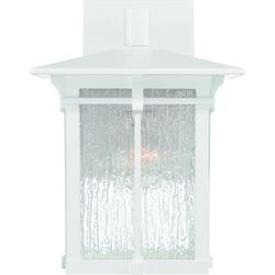Patriot Lighting® Wren White Outdoor Wall Light at Menards®