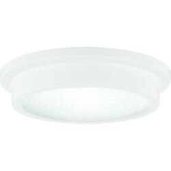 Patriot Lighting® Devin White Integrated LED Flush Mount Ceiling Light ...