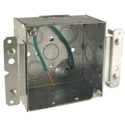 RACO 4" Galvanized Steel Square Electrical Box with Bracket at Menards®