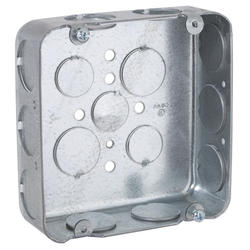 RACO 4-11/16" Galvanized Steel Square Electrical Box at Menards®