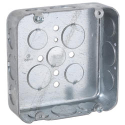 RACO 4-11/16" Galvanized Steel Square Electrical Box at Menards®
