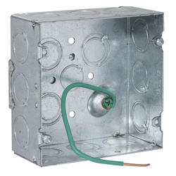RACO 4-11/16" Galvanized Steel Square Electrical Box at Menards®