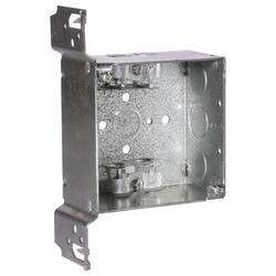 RACO 4" Galvanized Steel Square Electrical Box with Bracket at Menards®
