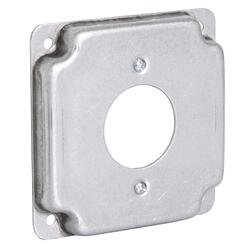 RACO 1-Gang Galvanized Steel 1/2" Raised 4" Square Electrical Box Cover at Menards®