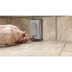 BELL 1-Gang Weatherproof Decorator Switch Cover with Rocker Switch at ...