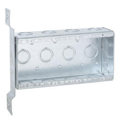 RACO 4-Gang Galvanized Steel Electrical Switch/Outlet Box at Menards®