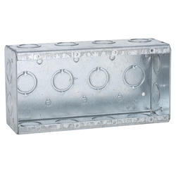RACO 4-Gang Galvanized Steel Masonry Electrical Box at Menards®