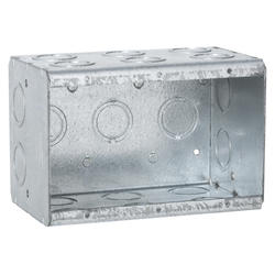 RACO 3-Gang Galvanized Steel Masonry Electrical Box at Menards®