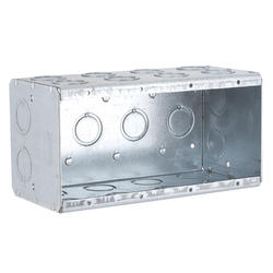 RACO 4-Gang Galvanized Steel Masonry Electrical Box at Menards®