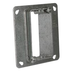 RACO 1-Gang Galvanized Steel 4" Square Adjustable Mud Ring at Menards®