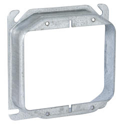 RACO 2-Gang Galvanized Steel 1" Raised 4" Square Electrical Box Mud Ring at Menards®