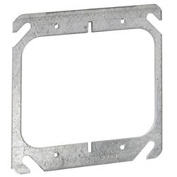 RACO 2-Gang Galvanized Steel Flat 4" Square Electrical Box Mud Ring at Menards®