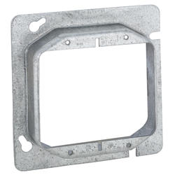 RACO 2-Gang Galvanized Steel 1" Raised 4-11/16" Square Electrical Box Mud Ring at Menards®