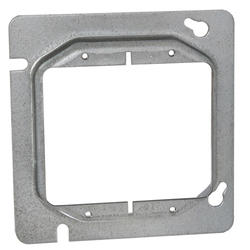 RACO 2-Gang Galvanized Steel 1/2" Raised 4-11/16" Square Electrical Box Mud Ring at Menards®