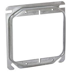 RACO 2-Gang Galvanized Steel 1/2" Raised 4" Square Electrical Box Mud Ring at Menards®