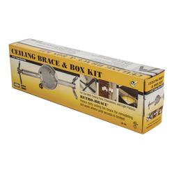 RACO® RETRO-BRACE® Steel Round Ceiling Fan/Fixture Electrical Box ...