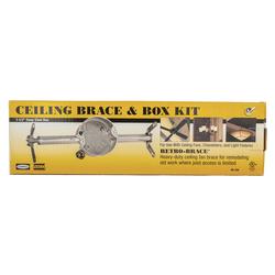 RACO® RETRO-BRACE® Steel Round Ceiling Fan/Fixture Electrical Box ...