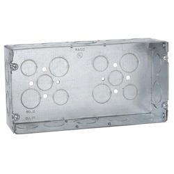 RACO 3-Gang Galvanized Steel Electrical Switch/Outlet Box at Menards®