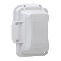 TayMac 1-Gang Non-Metallic Universal While-In-Use Weatherproof Cover ...