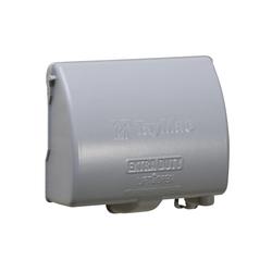 TAYMAC 1-Gang Gray Metal Horizontal Expandable While-In-Use ...