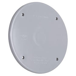 TAYMAC 1-Gang Non-Metallic Flat Weatherproof Round Box Cover at Menards®