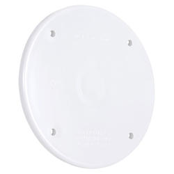 TAYMAC 1-Gang Non-Metallic Flat Weatherproof Round Box Cover at Menards®