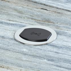 Hubbell 20-Amp Chrome Pop-Up Countertop Outlet with USB A/C & Wireless ...