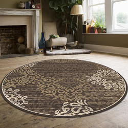 Radici USA Pisa 3471 Brown 5' Round Area Rug at Menards®