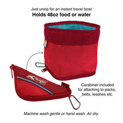 Kurgo® Barn Red Zippy Dog Bowl at Menards®