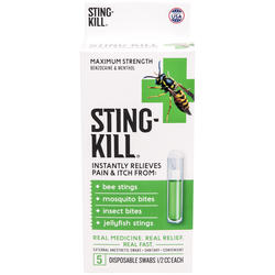 Sting-Kill® Disposable Swab Insect Bite & Sting Relief - 5 Pack at Menards®