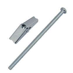 Grip Fast® 1/4"-20 x 5" Round Head Zinc Toggle Bolt - 2 Count at Menards®
