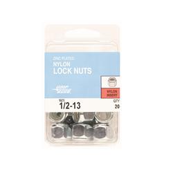 Grip Fast® 1/2"-13 Grade 2 Zinc Nylon Insert Lock Nut - 20 Count at ...