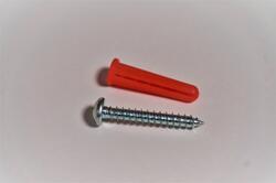 Grip Fast® #12-14 x 1-3/8" Plastic Conical Wall Anchor with Screws - 8 ...