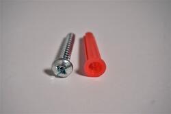 Grip Fast® #12-14 x 1-3/8" Plastic Conical Wall Anchor with Screws - 8 ...