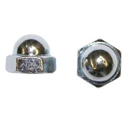 Grip Fast® 1/4"-20 Nickel Acorn Nut - 4 Count at Menards®