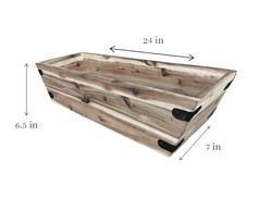 Avera 24" Wood Window Box Planter at Menards®
